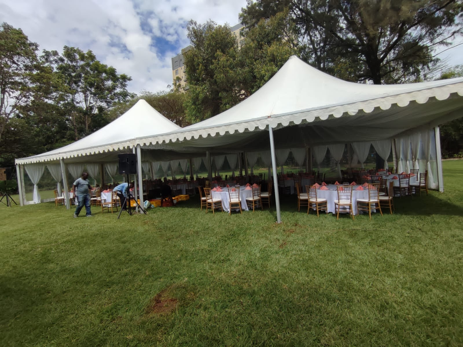 B Line Tents Wedding Receptions Setup Designs in Kenya - Janeson