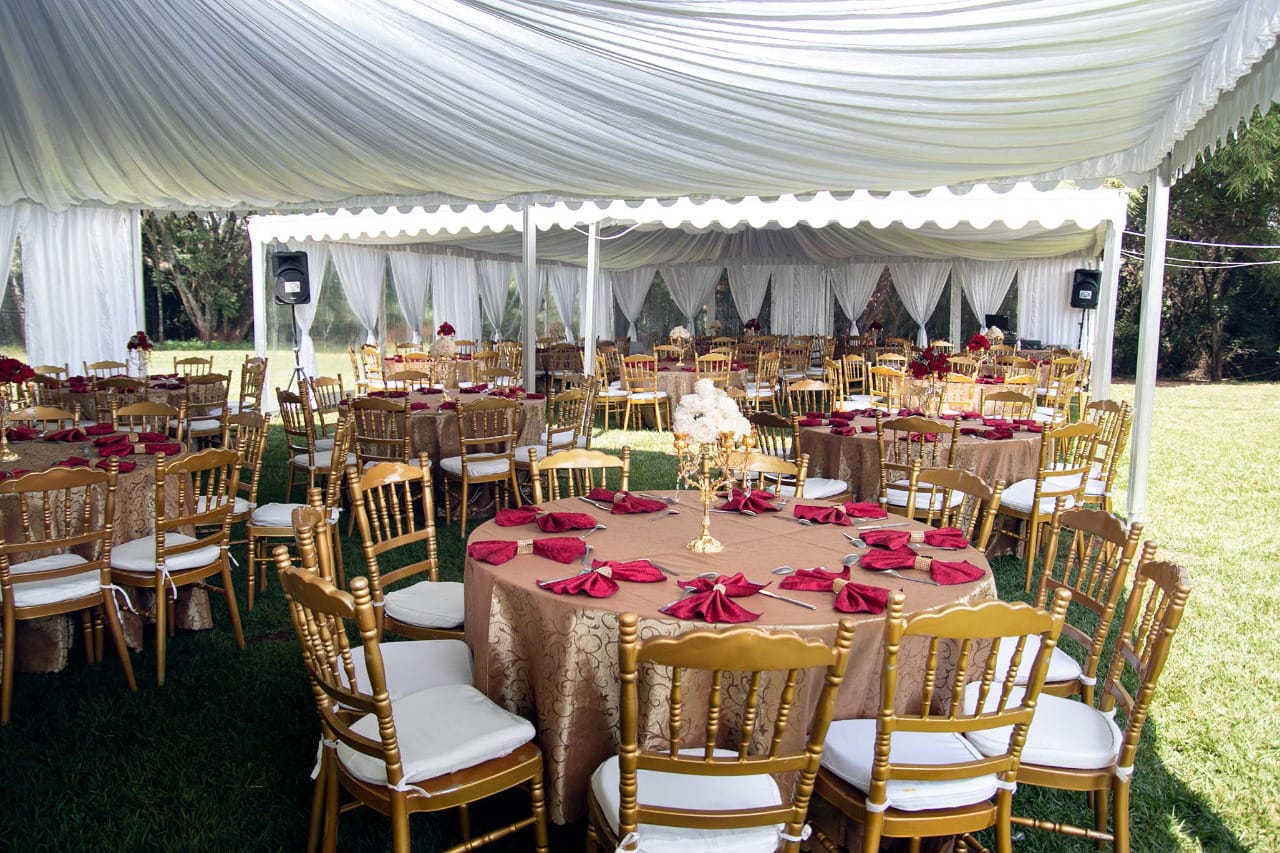 B Line Tents Wedding Receptions Setup Designs in Kenya - Janeson